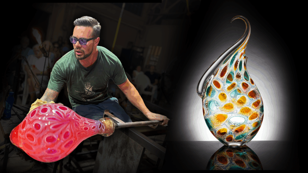 Dan Alexander | Hot Shop Demo ♿ - Refract | The Seattle Glass Experience